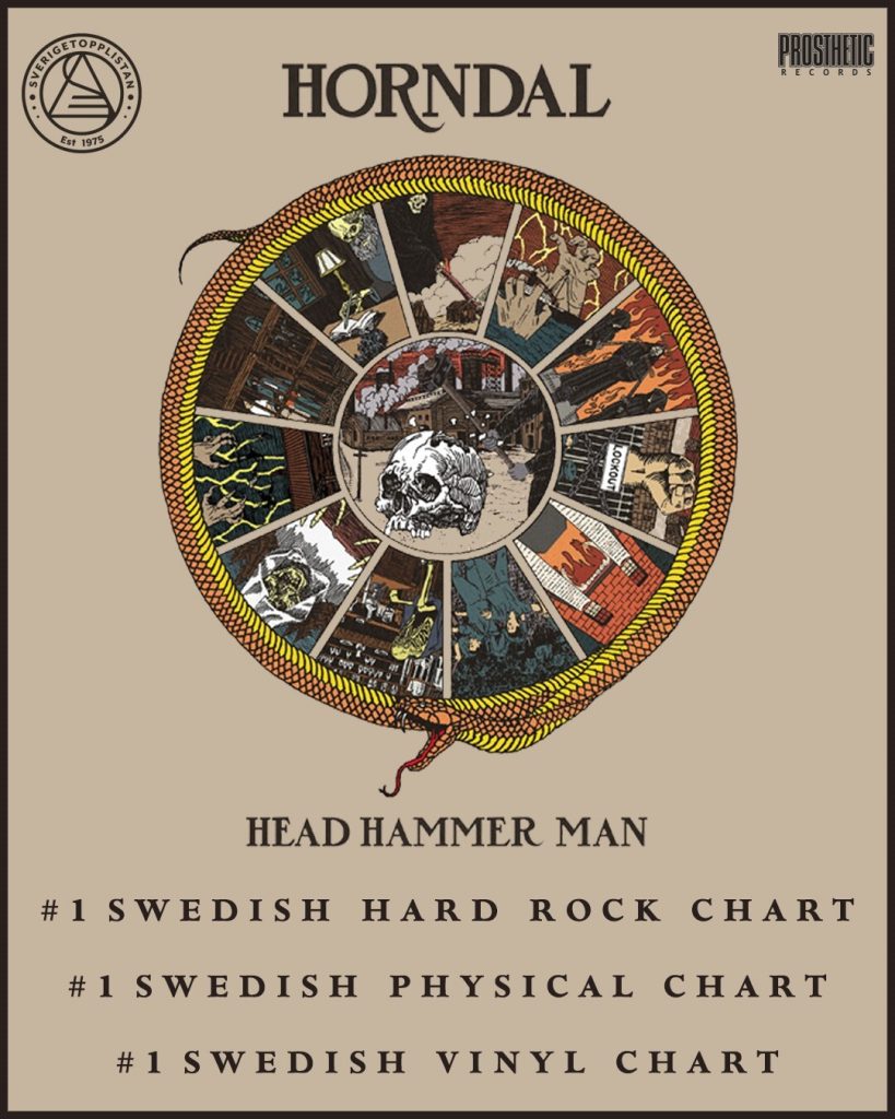 HORNDAL TOP SWEDISH CHARTS! - Prosthetic Records